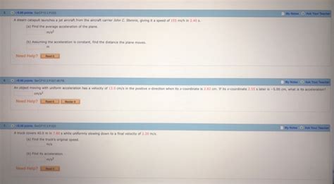 Solved O 8 66 Points Sercp10 2 P025 O Ask Your Teacher My
