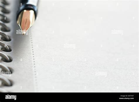 Pen And Notebook Stock Photo Alamy