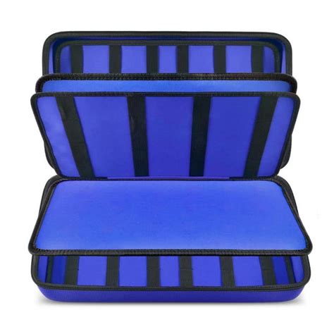 Numhew 66 Knife Blue Eva Knife Display Case Butterfly Knives Storage