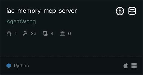 Iac Memory Mcp Server Glama