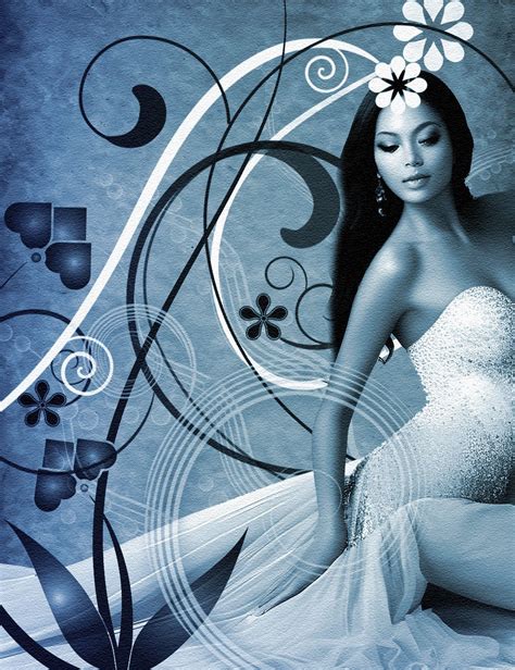 Floral Scroll Photoshop Brushes Daz 3d