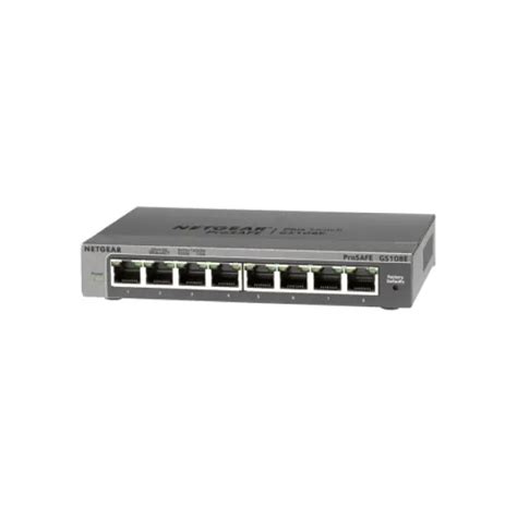 Netgear Gs108e 8 Port Gigabit Smart Managed Plus Desktop Switch