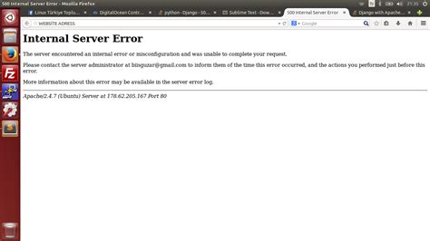 Python Apache 500 Internal Server Error Django Stack Overflow