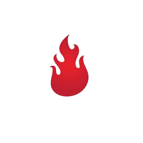 Premium Vector Fire Flame Vector Illustration Design Template