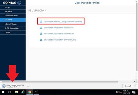 How To Install And Login The SSL VPN Client For Windows Discussions Sophos Firewall