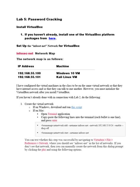 Lab 5 Password Cracking 2018 V510 Temple Pdf Password Software