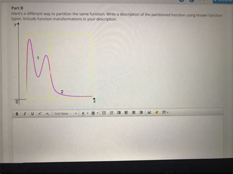 Solved Part B Heres A Different Way To Partition The Same