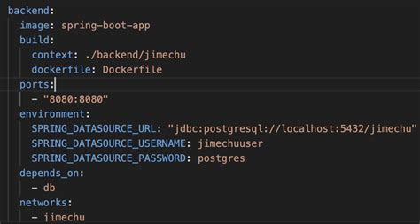 Running The Spring Boot Server Using Docker