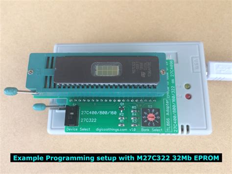 EPROM Programmer Adapter For 27C400 800 160 And 27C322 16bit EPROMs Digicool Things