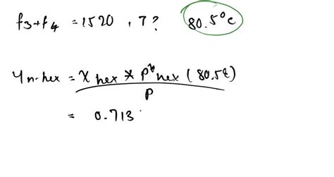 Solved A Find The Bubble Point Temperature Of The Following Mixture