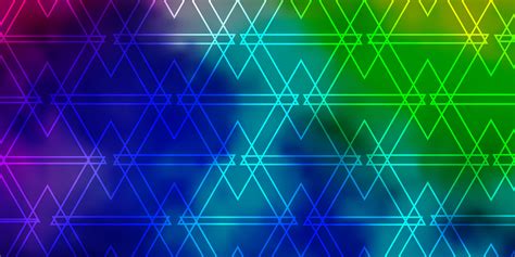 Light Multicolor Vector Layout With Lines Triangles 1850731 Vector Art At Vecteezy