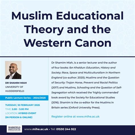 dr shamim miah on linkedin this public lecture at the markfield