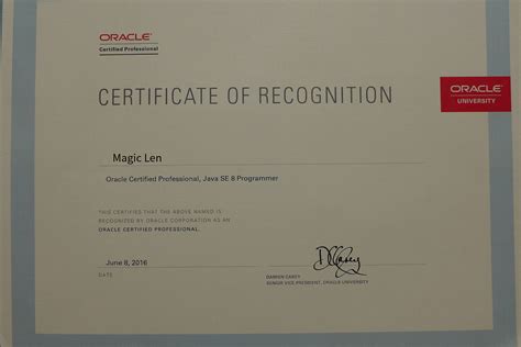 Oracle Certified Professional Java SE Programmer OCPJP 國際原廠認證 MagicLen