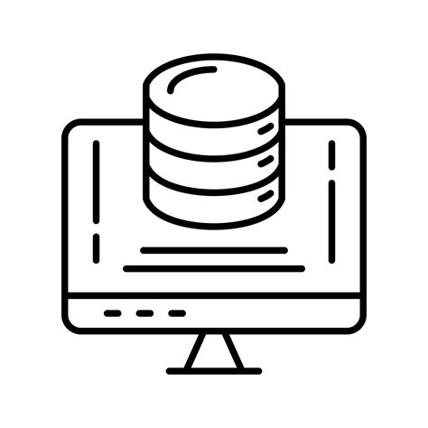 Data Storage Vector Icon 14717207 Vector Art At Vecteezy