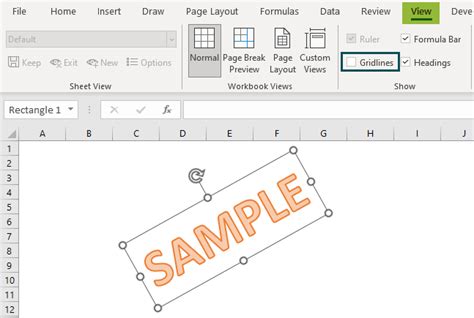 Watermark In Excel How To Add Insert Format Remove