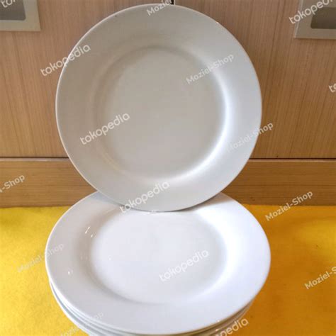 Jual Piring Ceper Keramik Putih Piring Kue Keramik Piring Ceper Kue 17 5cm Jakarta Barat