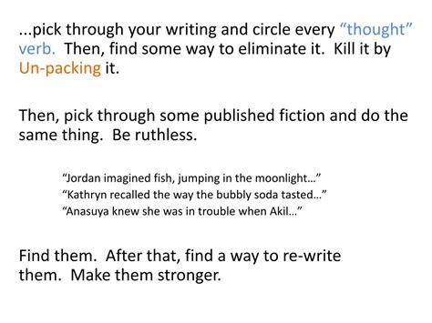 Ppt “thought” Verbs Powerpoint Presentation Free Download Id2458127