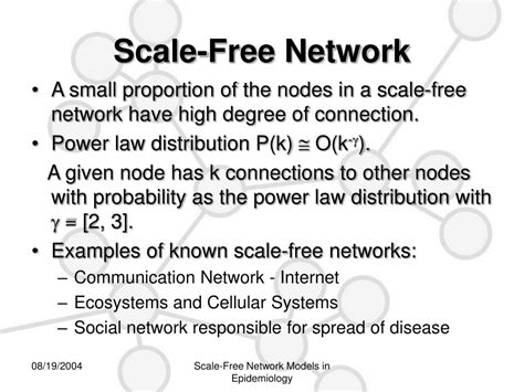 Ppt Scale Free Network Models In Epidemiology Preliminary Findings Powerpoint Presentation