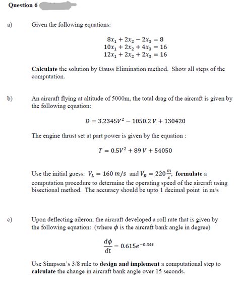 Solved Hi ﻿i Need Help With This Numerical Methods