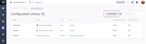 Configuration Library Mobile
