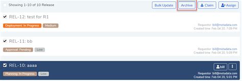412 Deleting Releases — Motadata Itsm User Guide Documentation