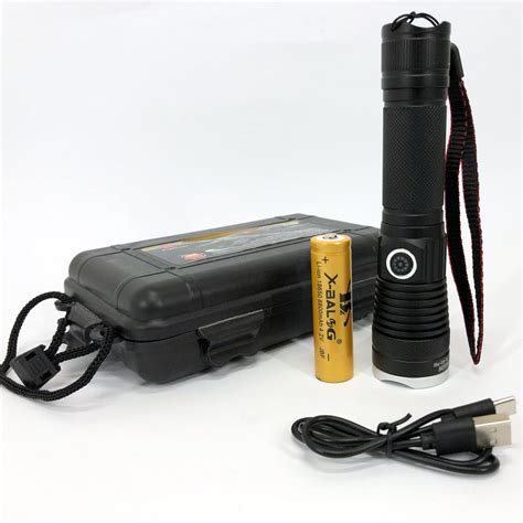 Тактический фонарь Police BL-A92-P50, сильный фонарик, светодиодный ...