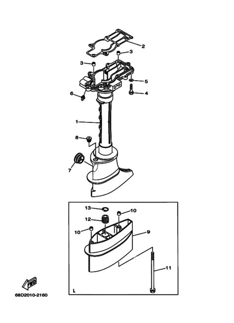 Yamaha Outboard Parts F4 Mhs L F4a 68d Europe 150 4 Hp 2003