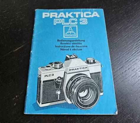 Praktica Plc 3 Pentacon Veb Pentacon Dresden Ddr Bedienungsanleitung Eur 1 99 Picclick De