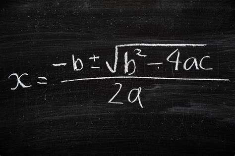 Premium Photo Quadratic Formula