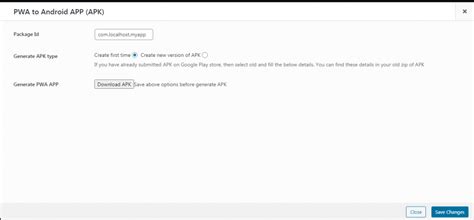 How To Use Pwa To Apk Plugin Pwa For Wp Documentation