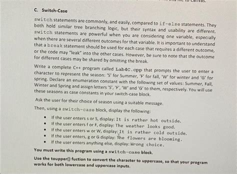 Solved B More If Else In This Program You Must Use The