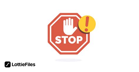 Free Stop Sign Animation By Premast Lottiefiles