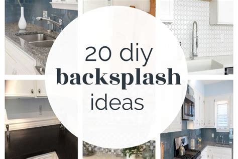 Cheap Easy Backsplashes Kitchens Things In The Kitchen