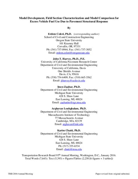 pdf model development field section characterization and model