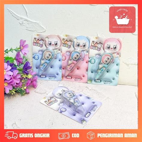 Correction Tape Satuan Labubu Kecil Ct 1747 Tipex Labubu 1 Pcs Alat Tulis Sekolah Kantor