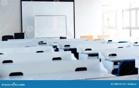 Empty Classroom In University Stock Photo Image Of Lecture Baberoom