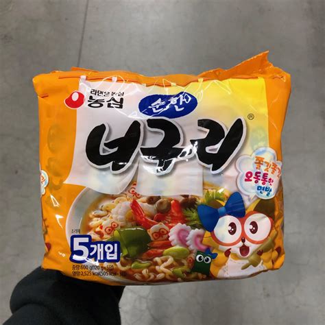 띵굴마켓 농심 너구리 순한맛 120g X 5입