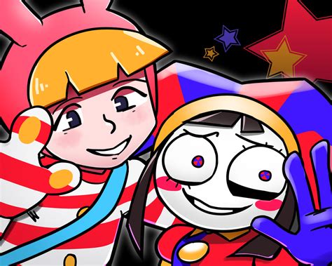 Pomni And Popee By Bunijayy On Newgrounds