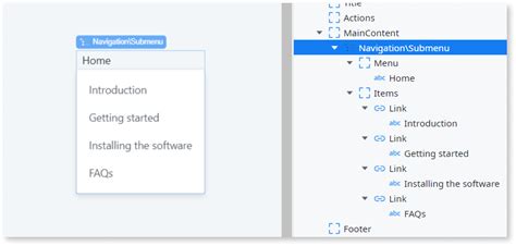 Submenu Outsystems 11 Documentation