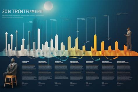 Premium Photo Graphic Showcasing A Timeline Of The Generative Ai