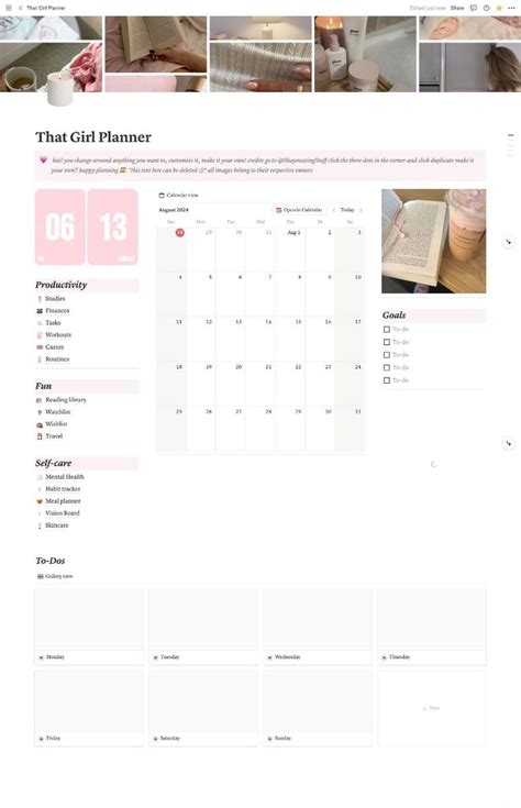 Pin on Notion Templates ᥫ