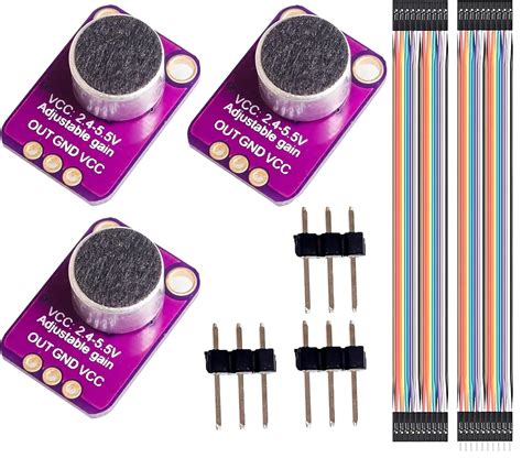 Amazon WWZMDiB Pcs GY MAX Sound Sensor Electret Microphone Amplifier Microphone