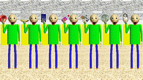everyone of baldi s loves 7 items in baldi s basics all perfect