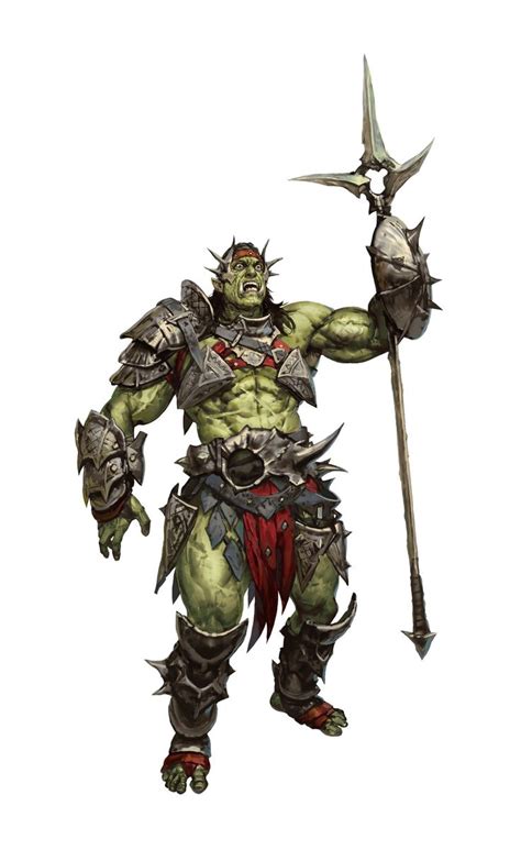 Pin By Vathalion On Fantasy Concept Male Orc Character Design