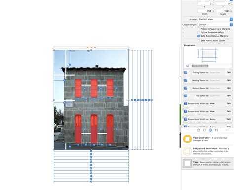 Ios Resizing Buttons And Position On A Static Background Image Stack Overflow