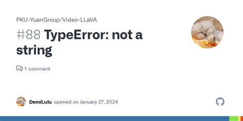 Typeerror Not A String · Issue 88 · Pku Yuangroup Video Llava · Github