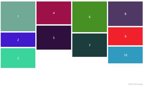 瀑布流布局 Column多列布局实现一column Count 有中断thawingx的博客 Csdn博客