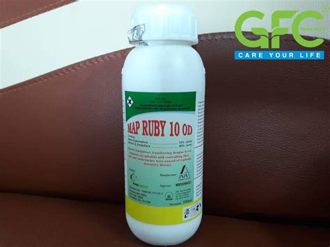 thuốc diệt muỗi và côn trùng map ruby 10od
