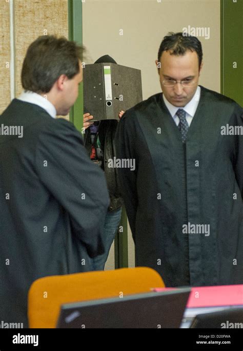 Defendant Andreas R And His Lawyers Alexander Eckstein L And Adam