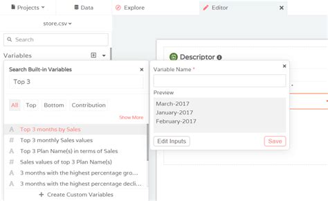 Easy Variable Creation Phrazor